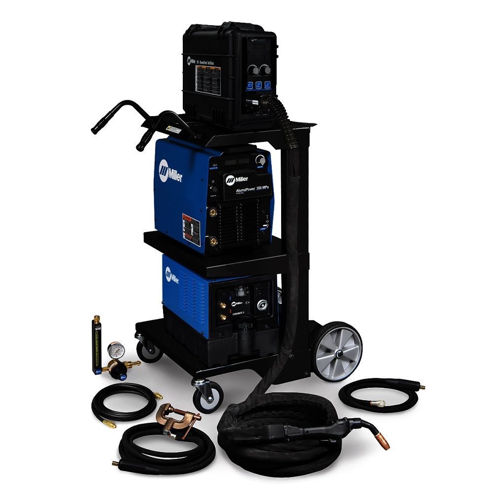 Miller Electric AlumaFeed® 350 MPa MIGRunner™ Welder Package with 25 ...
