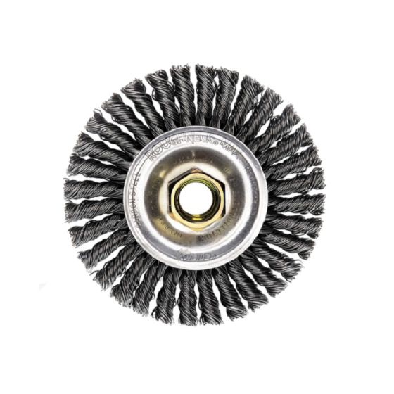 Weiler Roughneck Max Stringer Bead Wire Wheel, 4" X 5/8"-11